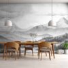 Mural Charcoal Horizons » Wallpaper Online Canada