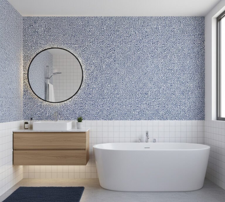 Indigo Labyrinth Wallpaper » Wallpaper Online Canada